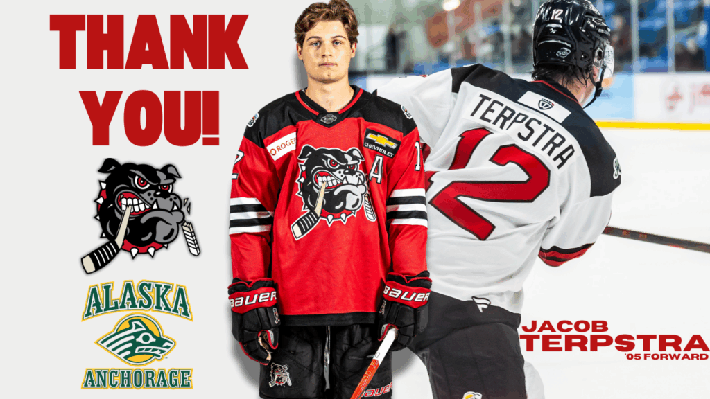 Terpstra graduates to Alaska-Anchorage | Alberni Valley Bulldogs
